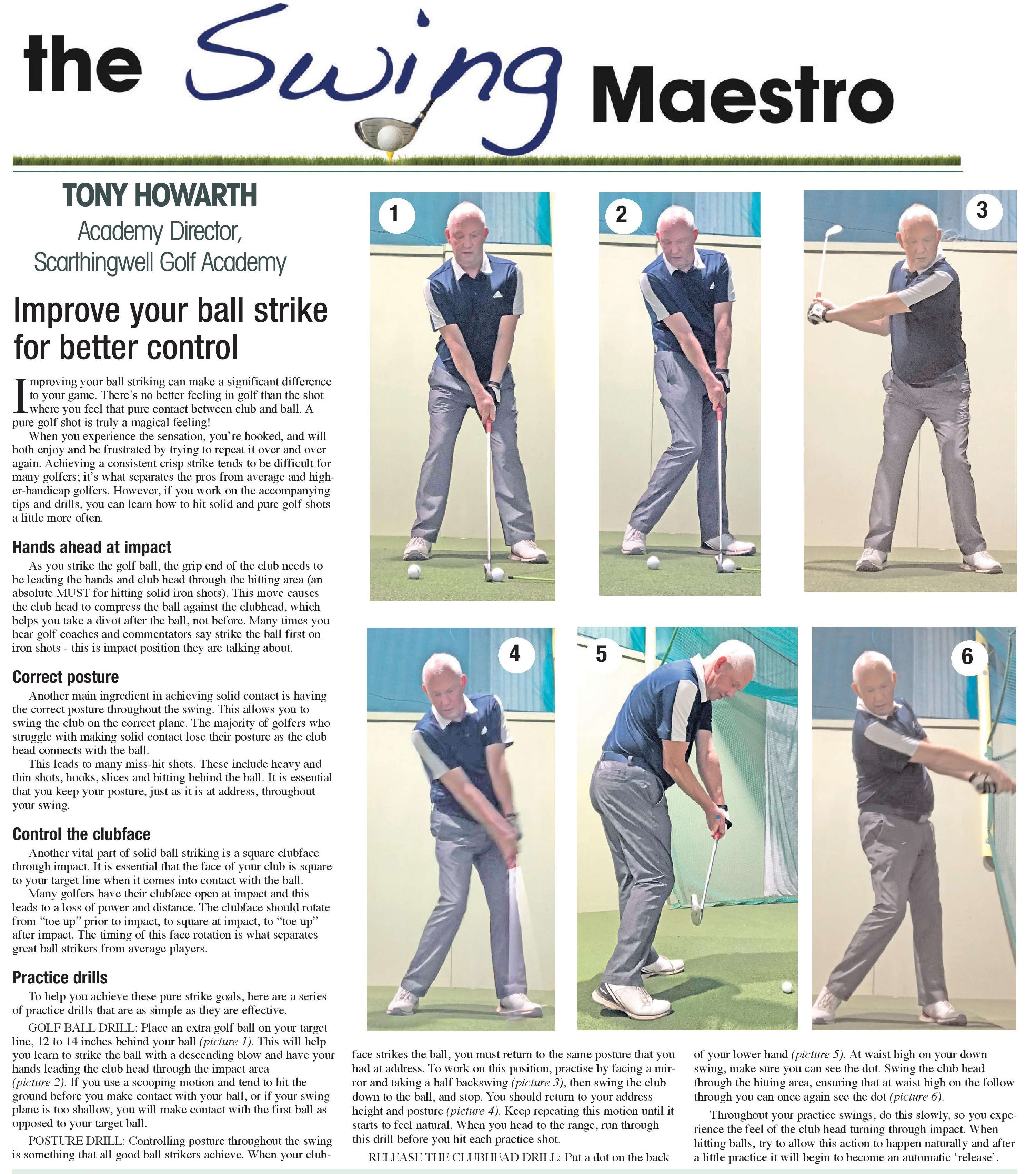 Ball Striking Tips – Tony Howarth Golf